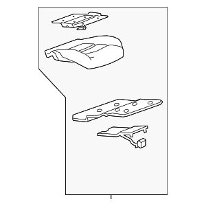 2018-2022 Chevrolet Equinox Seat Cushion Pad 84877097 | GMPartsDirect.com