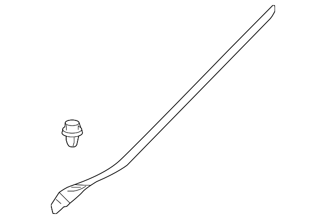 2016-2022 Lexus Side Molding 75536-0E030 | OEM Parts Online