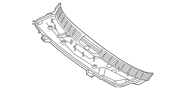 222-830-06-00-64 - Cowl Grille 2014-2019 Mercedes-Benz | Mercedes-Benz ...