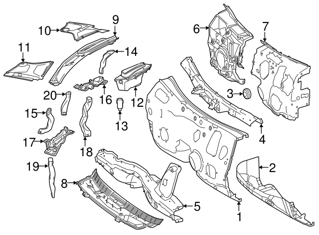 222-680-01-07 - Front Cover 2014-2021 Mercedes-Benz | Mercedes-Benz USA ...