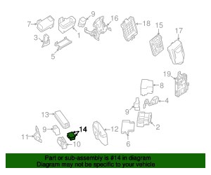 2007-2020 Nissan Fusible Link 24370-C992B | TascaParts.com