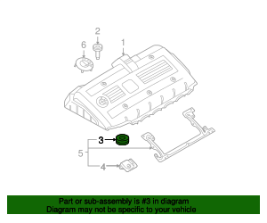 2006-2007 BMW Cover Nut 11-12-7-534-165 | BMW Parts Source