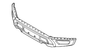 2021 Ford F-150 Front Bumper ML3Z-17757-H | Online Ford Parts Catalog