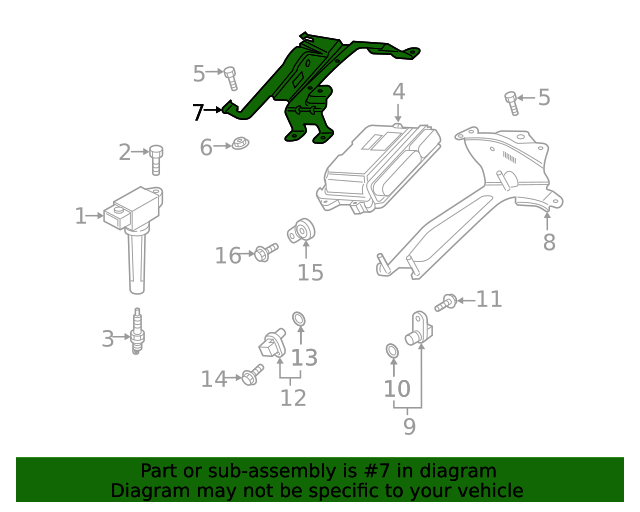 2019-2023 Mazda CX-5 Engine Control Module (ECM) Bracket px3518945a ...