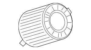 2017-2021 Audi Air Filter 8W0-133-843-E | Genuine Audi Parts