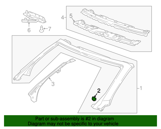 2016-2023 Chevrolet Camaro Passenger Side Body Side Front Fender Rear ...
