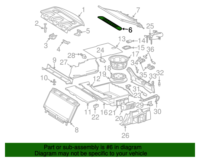 211-690-01-30-7F78 - Speaker Grille 2003-2009 Mercedes-Benz | Mercedes ...
