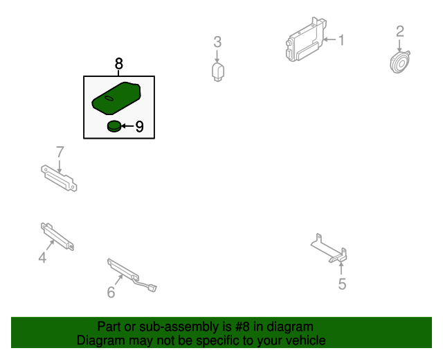 95440-J5010 - Transmitter 2019-2021 Kia Stinger | Kia.Parts Store