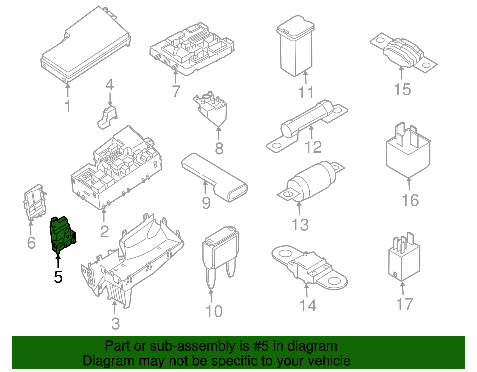 FV6Z-14A068-B - Fuse Box 2013-2018 Ford C-Max | Big 3 Auto Parts