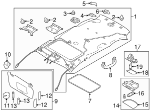 94426AL04AME - Headliner 2017 Subaru Outback | AutoNationParts.com