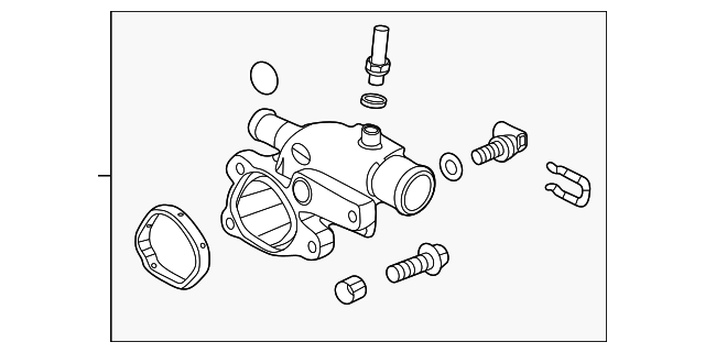 2011-2016 GM (Replaces 55573356) Water Outlet 55592786 GM ...