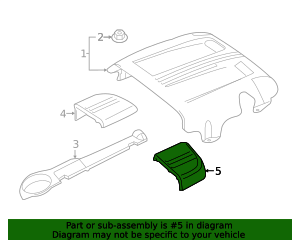 177-016-32-00-64 - Engine Cover 2015-2021 Mercedes-Benz ...