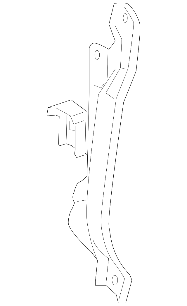 OEM 2006-2007 Toyota Highlander Hood Latch Support Part # 53208-48040 ...