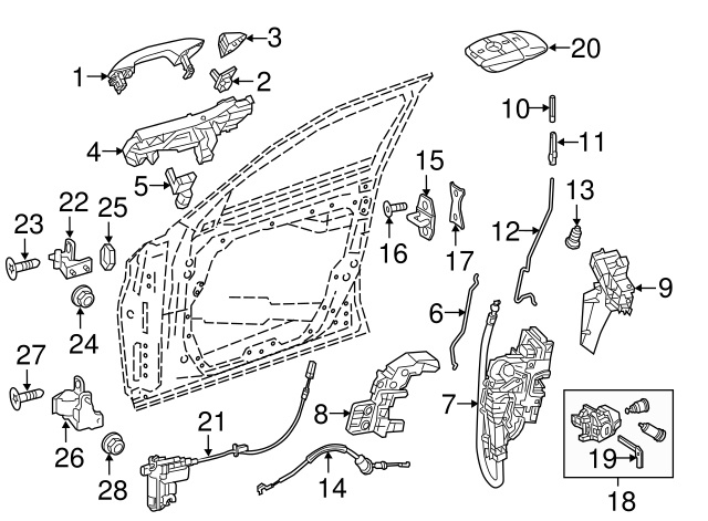 213-760-03-00 - Power Actuator - 2017-2019 Mercedes-Benz | World ...