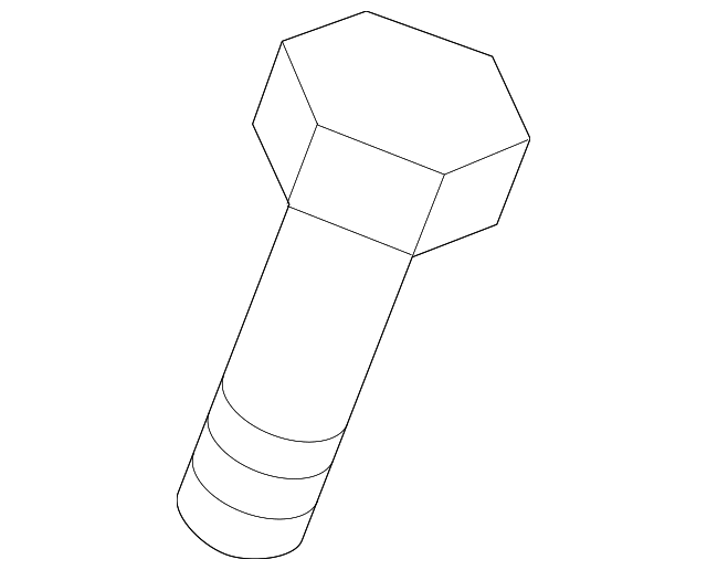 2011-2016 Volkswagen Touareg Pressure Pipe Bolt N-910-438-01 | VW ...