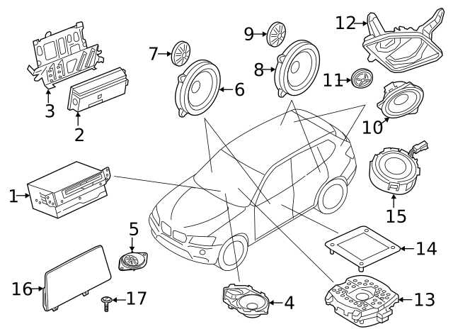 65125a3f6d5 - 2019-2022 BMW Radio Amplifier (65-12-5-A3F-6D5) | BMW of ...