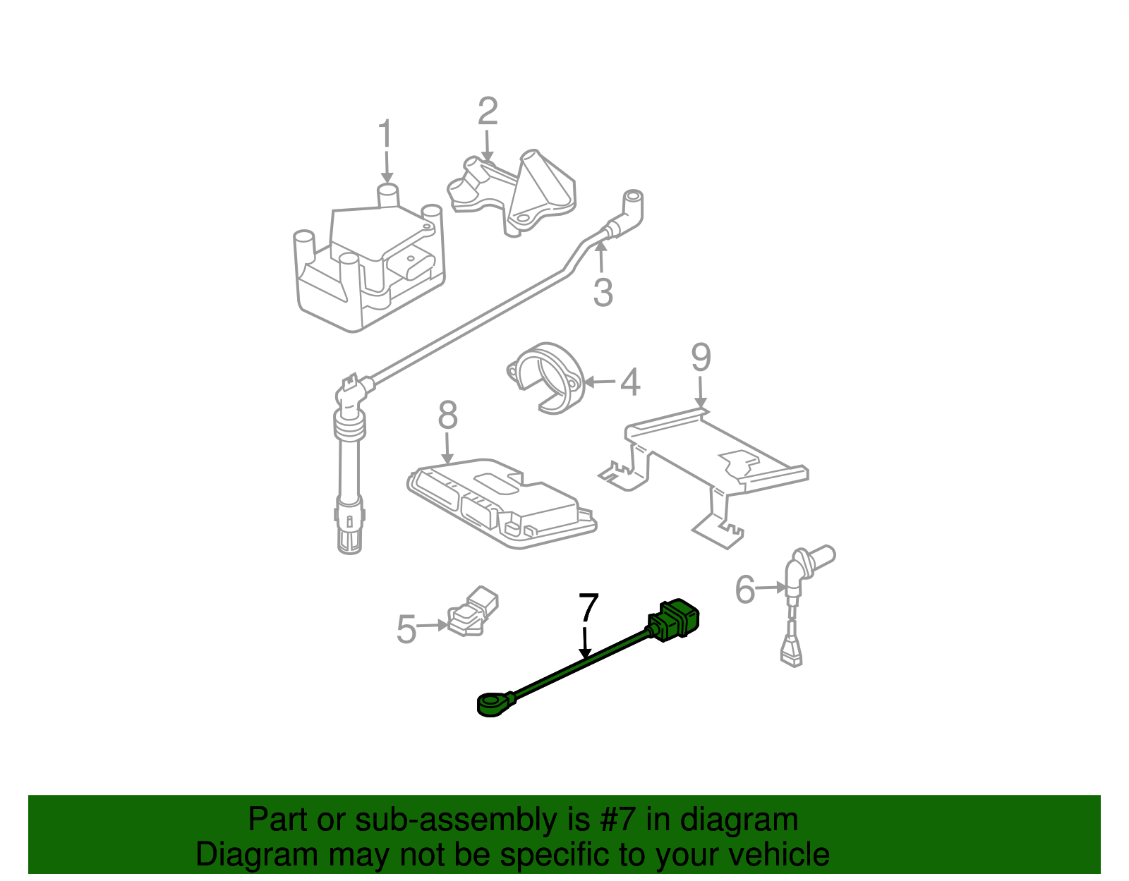 2000-2004 Volkswagen Knock Sensor 06A-905-377-C | OEM VW Parts Haus