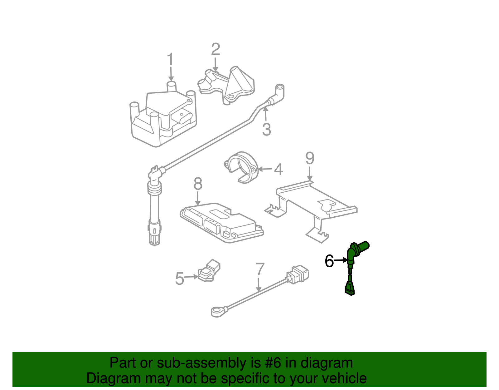 06A-906-433-G - OEM NEW 00-15 Volkswagen Jetta Golf Engine Crankshaft ...