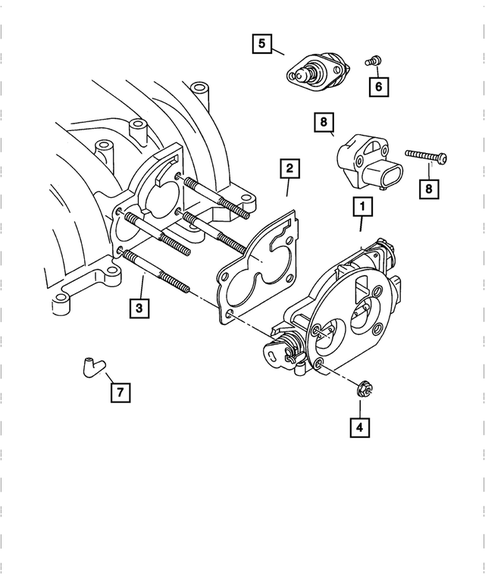 Throttle Body for 2002 Dodge Ram 2500 | My Mopar Parts