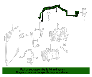2016-2019 Dodge Journey Liquid Line 68247737AE | TascaParts.com