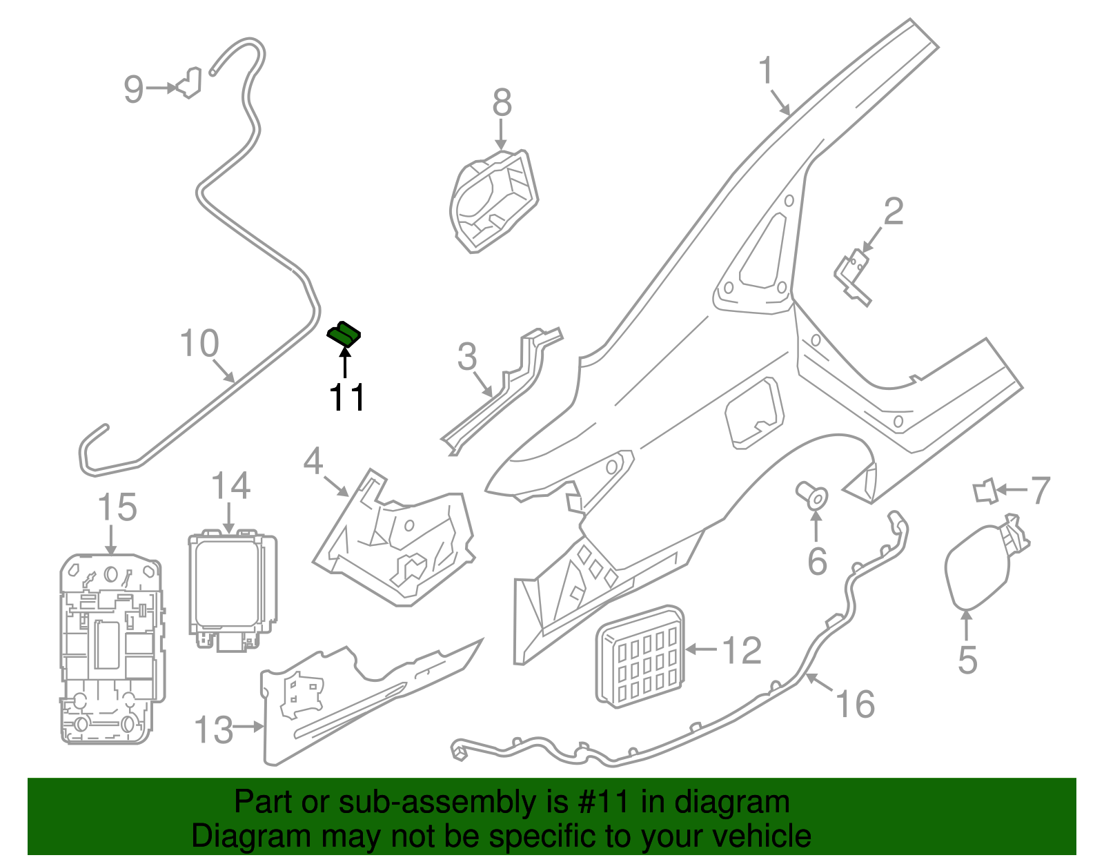2007-2025 Nissan Insulator Pillar Protector (Rear) Ptn Pi Protector ...
