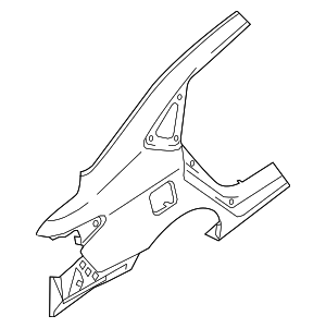 2013-2019 Nissan Sentra Quarter Panel GH101-3SGMA | TascaParts.com