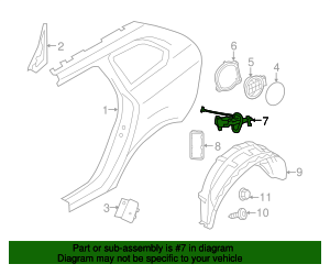2007-2017 Volvo Lock Actuator 31299107 | OEM Parts Online