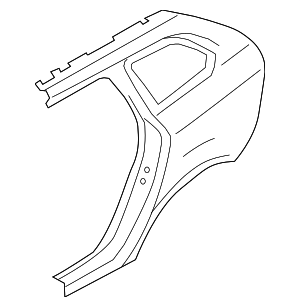 2010-2017 Volvo XC60 Quarter Panel 31416142 | TascaParts.com