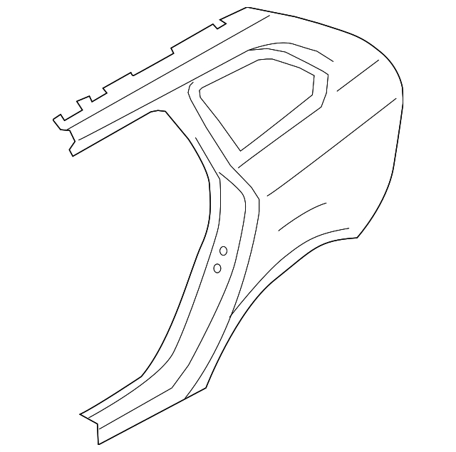 2010-2017 Volvo XC60 Quarter Panel 31416142 | TascaParts.com