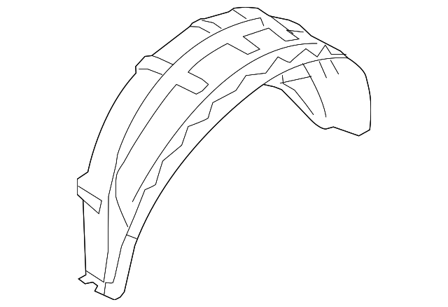 31283479 - Wheelhouse Liner - 2010-2013 Volvo XC60 | Volvo OEM Parts Direct