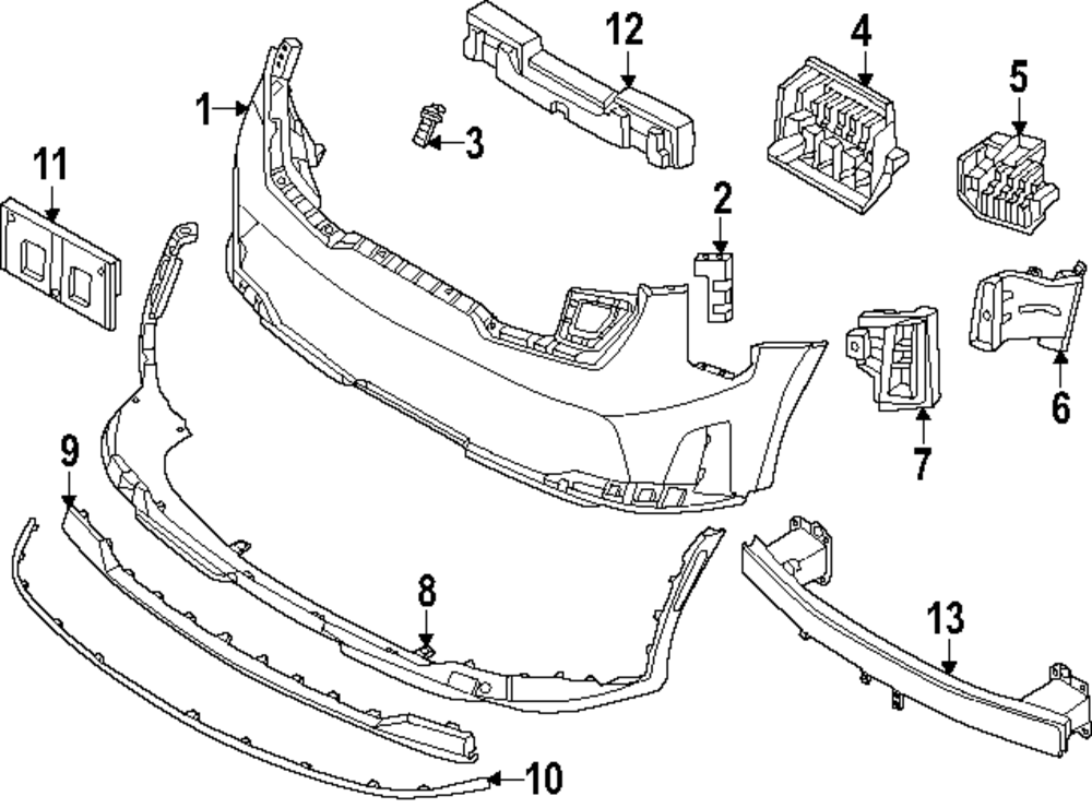 86577-R5JB0 - Lower Molding 2024-2025 Kia Sorento | Kia.Parts Store