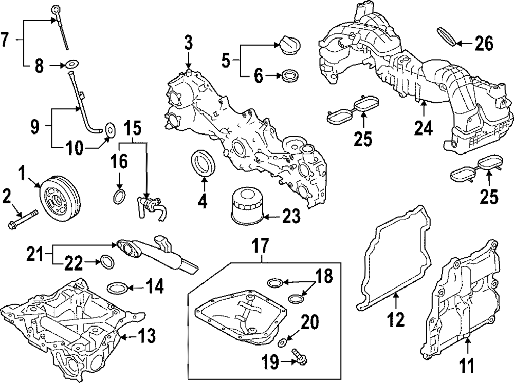 13279AA570 - 2023-2024 Subaru - Valve Cover | Subaru Parts HQ