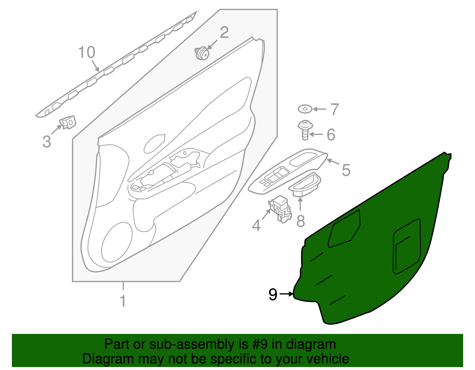 2014-2019 Nissan Versa Note Water Deflector 80861-3WC0A | Ziegler ...