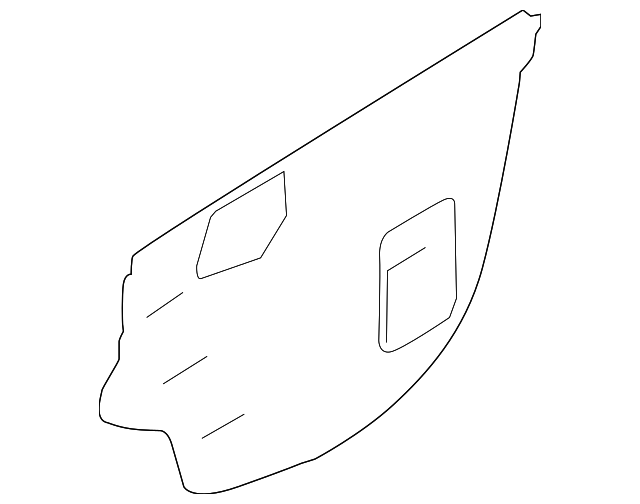 2014-2019 Nissan Versa Note Water Deflector 80861-3WC0A | Ziegler ...