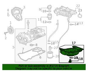 2020-2024 GM Oil Pan (Replaces 12710474) 12718806 GM | GMPartsDirect.com