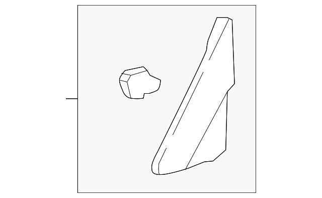 2016-2021 Hyundai Tucson Pillar Molding 86180-D3000 | OEM Parts Online