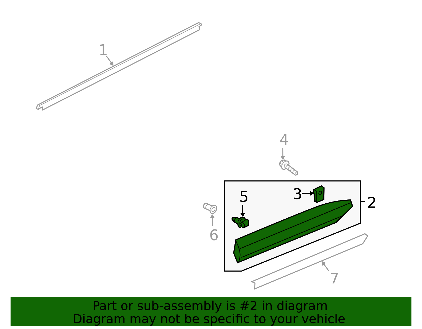 2019-2023 Volkswagen Arteon Lower Molding 3G8-854-900-GRU | VW Direct Parts