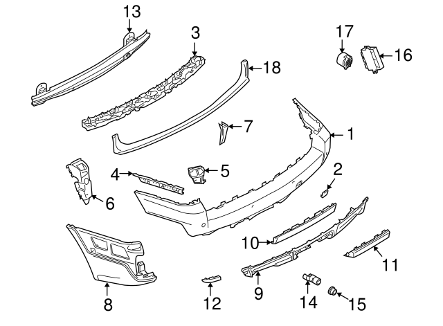 Genuine BMW 51-12-3-416-235 | Lower Cover | FREE Shipping on Most ...