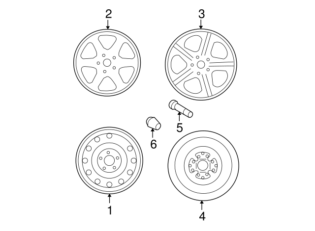 52950-3Y000 - Wheel Nut - 1992-2021 Hyundai | World OEM Parts Hyundai