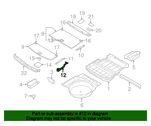 51717148818 - 2006-2010 BMW Lift Cylinder Bracket (51-71-7-148-818 ...