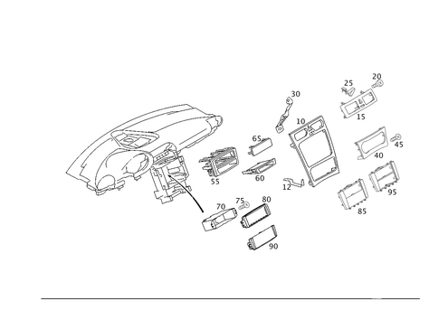 Wood Covering of Instrument Panel Pigeonhole and Ashtray for 2006 ...