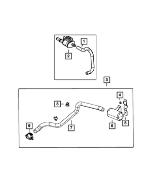 68369629AA - Transmission Oil Cooler - 2017-2020 Jeep Compass | Mopar ...