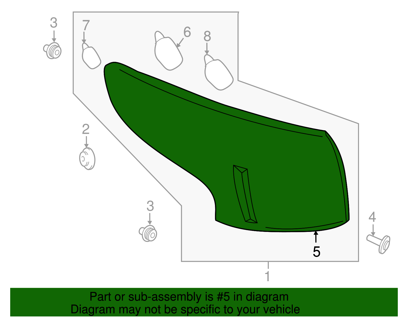 2020-2023 Nissan Lens & Housing 26559-6MR0A | Nissan RVA