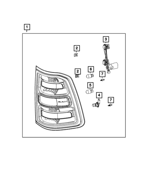 Lamps, Interior and Exterior for 2022 Ram 1500 | Mopar eStore