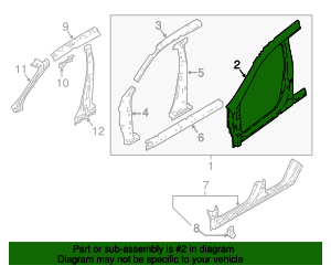 2017-2022 Nissan Rogue Sport Aperture Panel G6033-6MAMA | Nissan Parts Plus