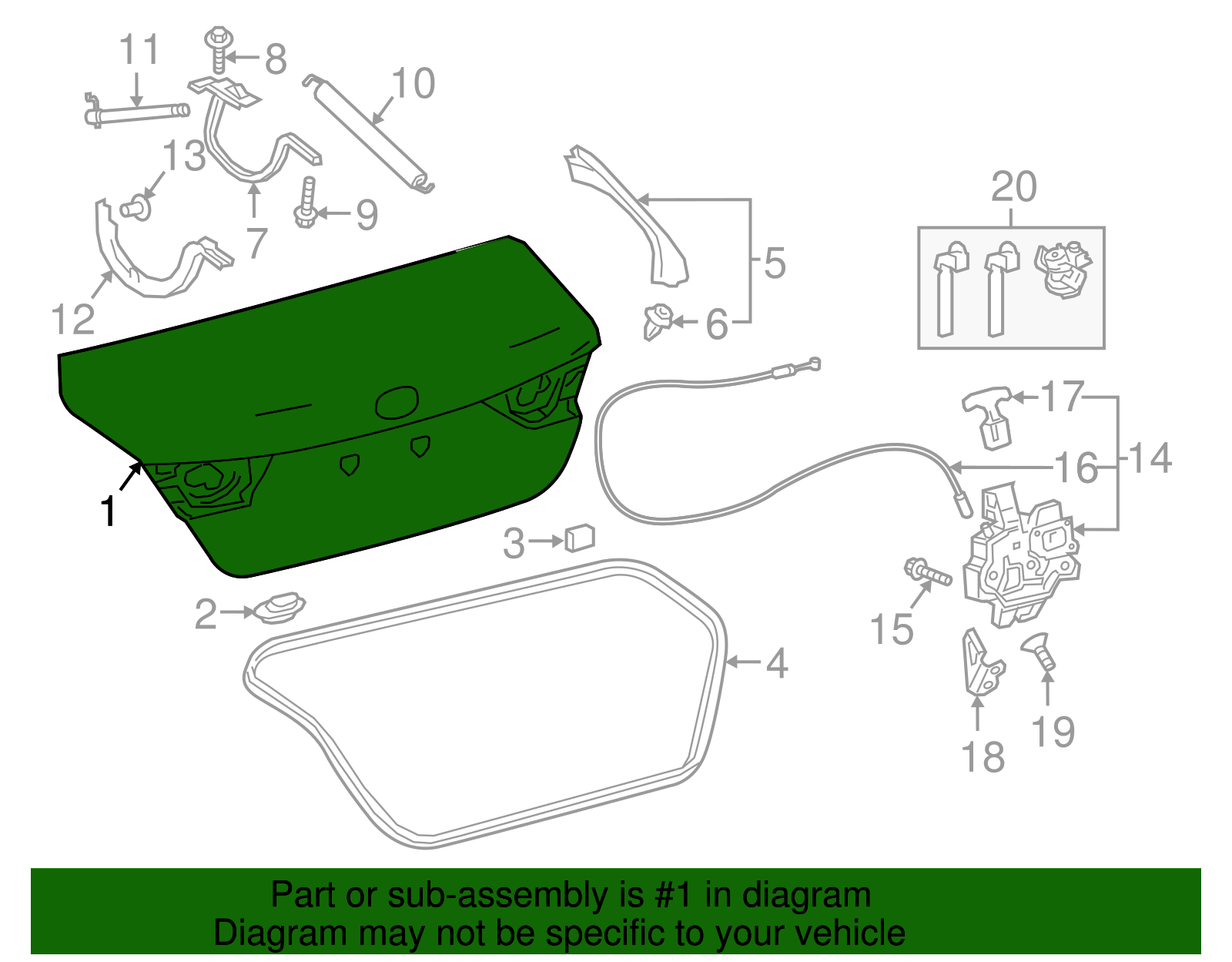 64401-06E10 - Trunk Lid - 2018-2024 Toyota Camry | Nucar Toyota of ...