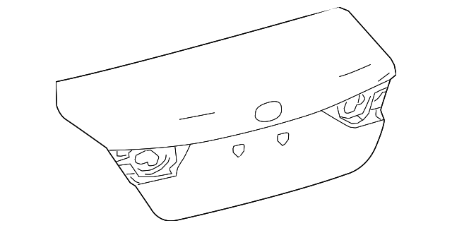 64401-06F40 - Trunk Lid - 2018-2023 Toyota Camry | OEM Genuine Toyota Parts