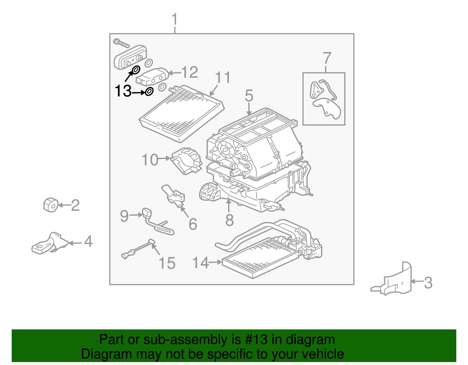 2004-2024 Mitsubishi AC Line O-Ring MR117053 | Mitsubishi Parts ...