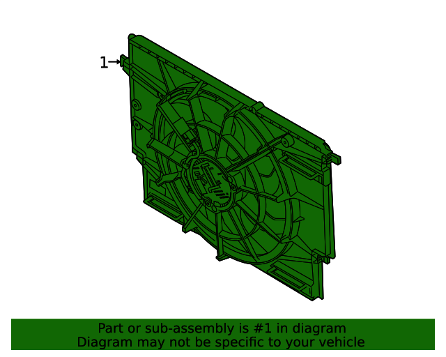 2019-2020 Volvo XC40 Fan Assembly 32222109 | TascaParts.com
