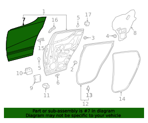 Toyota OEM Outer Panel Part# 67114-10120 | OEM Vehicle Parts